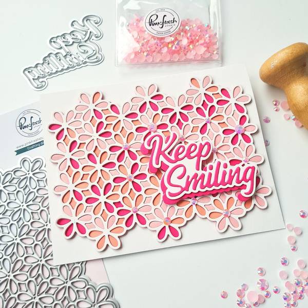 Pinkfresh Studio Floral Lace die - Papiria